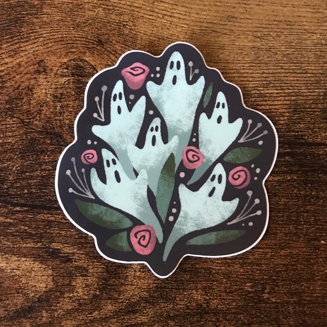 Boo Blossom Sticker - Etsy