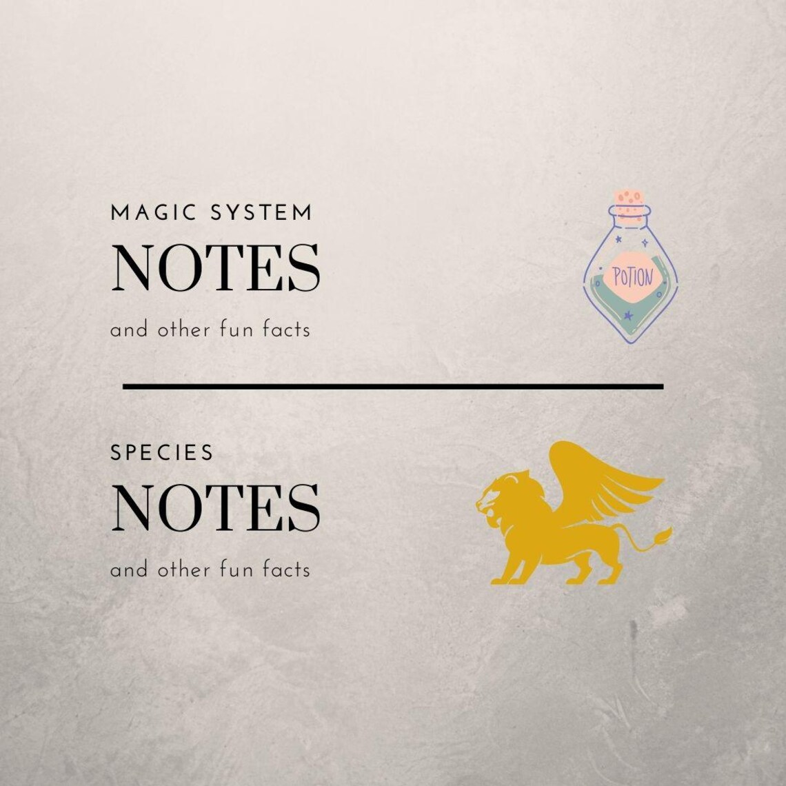 Fantasy Worldbuilding Journal and Writing Planner PDF - Etsy