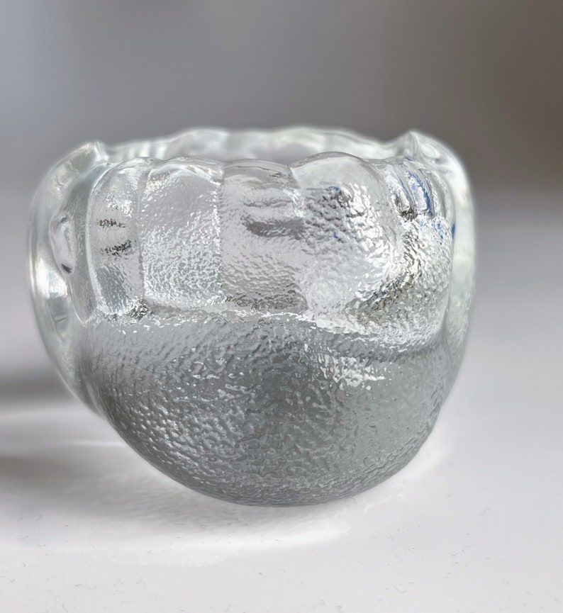 Nuutajärvi Wartsila Finland Olva Toikka Glass Candleholders Paperweight ...