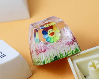 Japanese Sunflower Keycap - Etsy