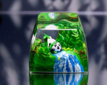 Panda Artisan Keycap - Etsy