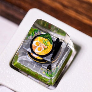 Ramen Artisan Keycap Cute Handmade Keycap for Mechanical Keyboard Food ...