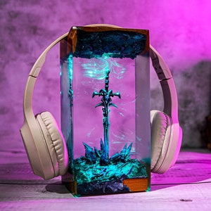Handmade Wow Sword Night Light War Sword Headphone Stand King Sword ...