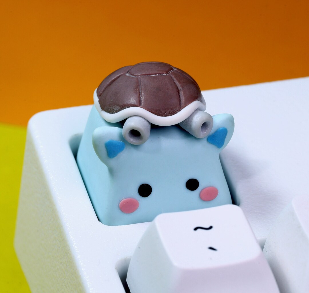 Blastoise Polymer Clay Keycap Custom Pokemon Clay Keycap - Etsy