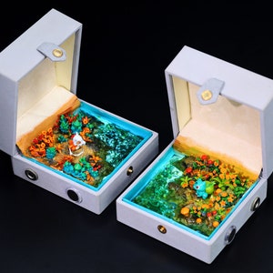Bulbasaur Pokemon Epoxy Box Pokemon Epoxy Lamp Custom Epoxy Resin Lamp ...
