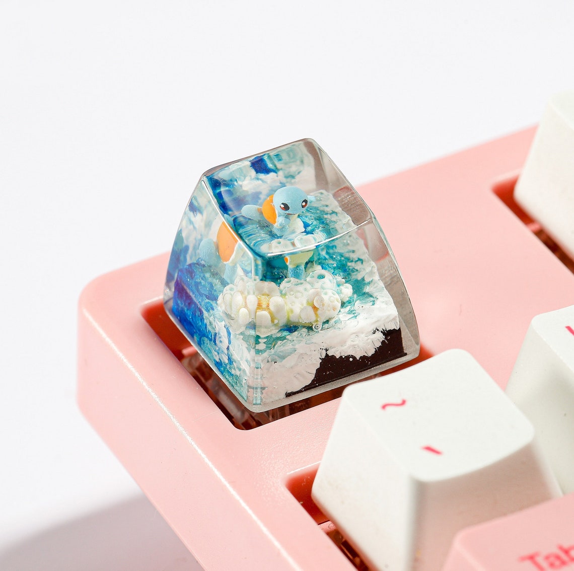 Squirtle resin keycap Custom pokemon resin keycap Handmade | Etsy