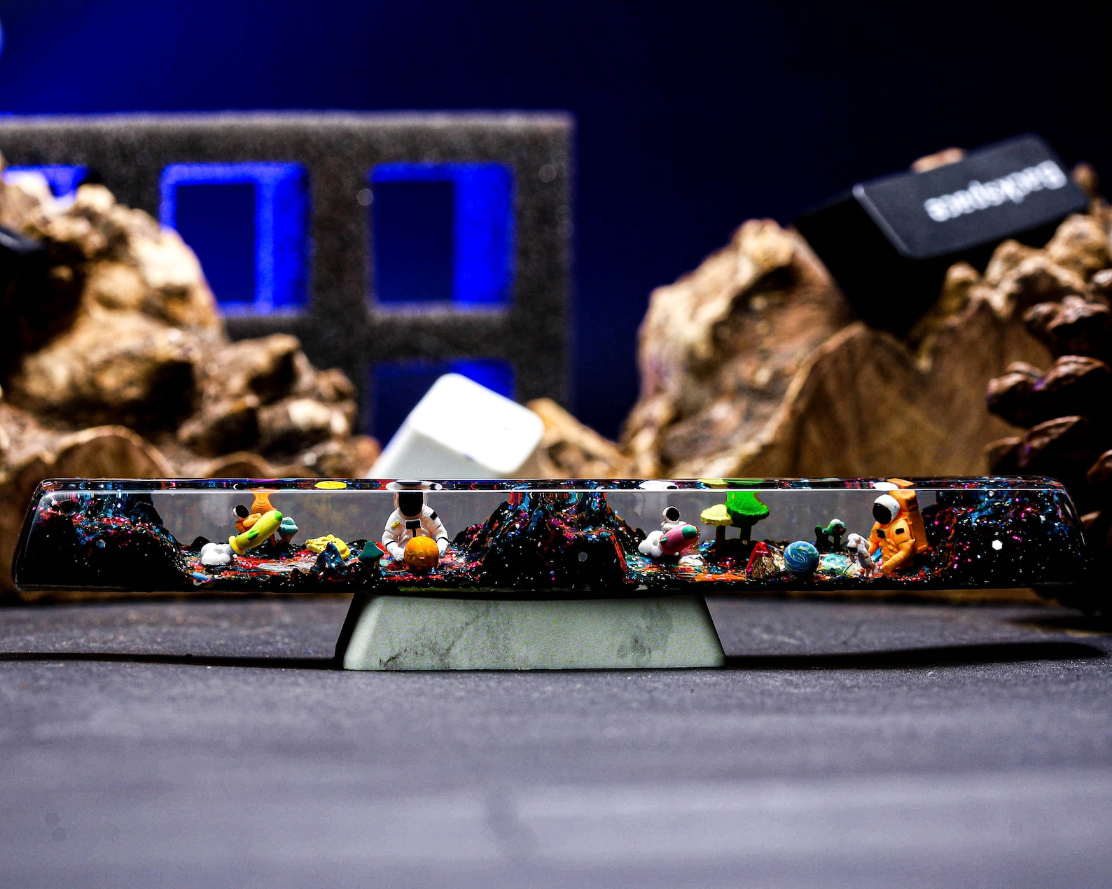 Galaxy Spacebar Keycap Space Bar Keycap Gravity in - Etsy