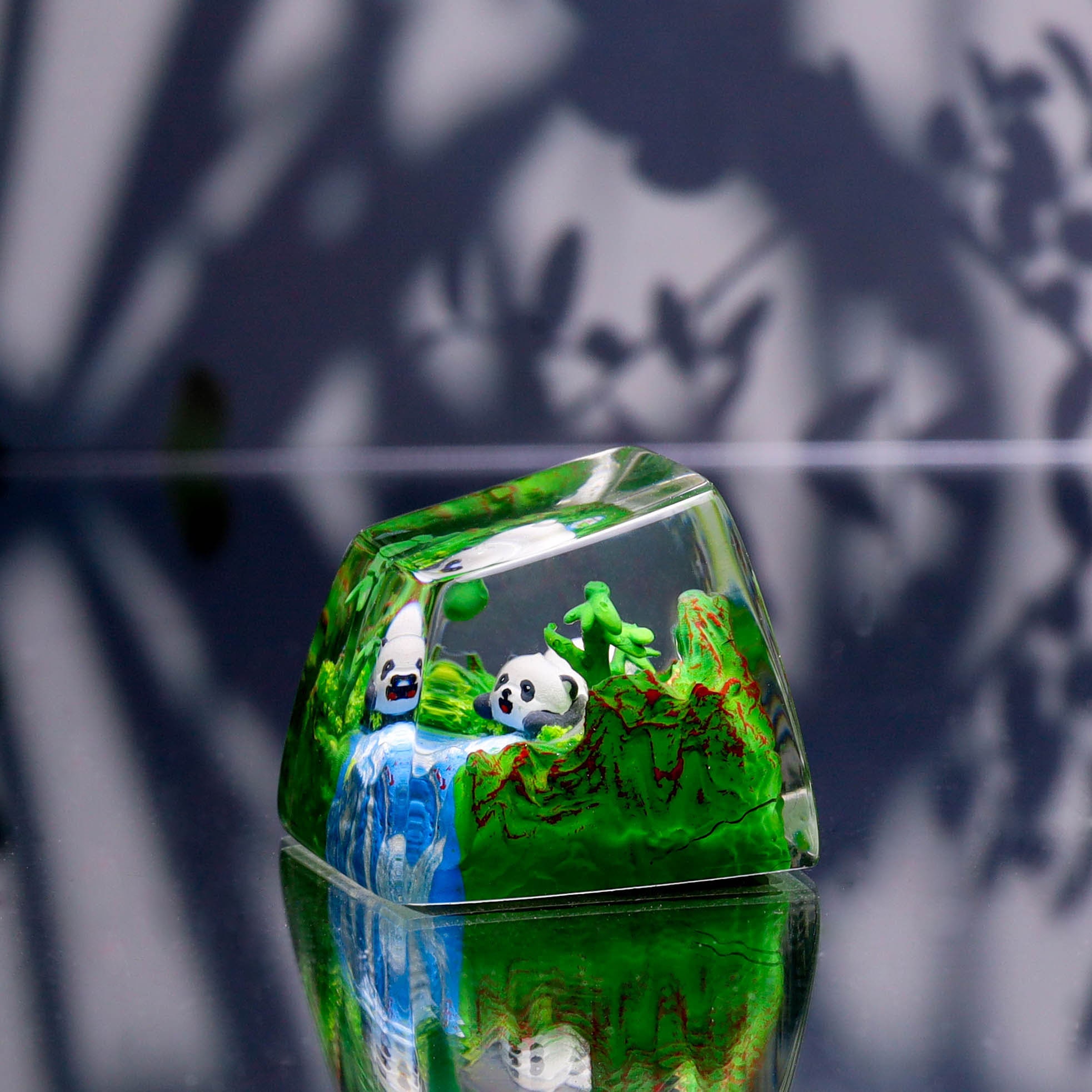 Cute Panda Artisan Keycap Panda Handmade Keycap for - Etsy