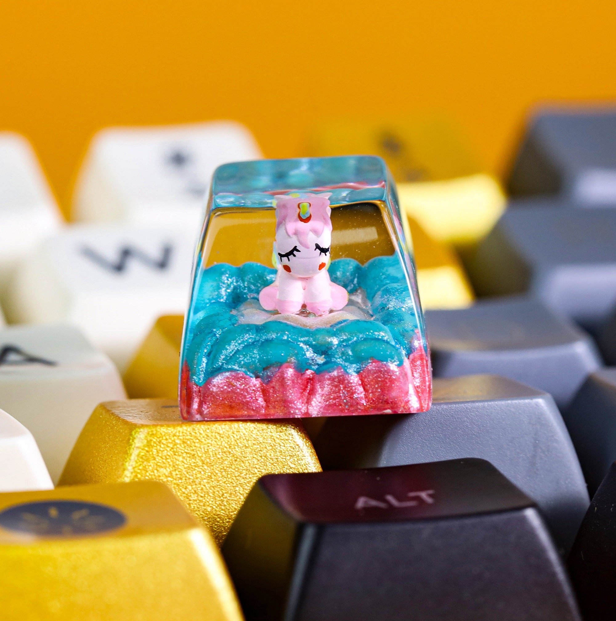 Unicorn Artisan Keycap Unicorn Handmade Keycap for Mechanical | Etsy