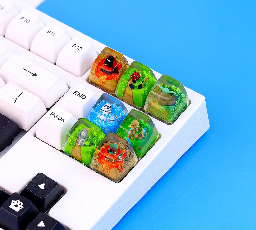 S.tar W.ars Keycap, Yod.a Resin Keycap, Da.rt.h V.ade.r Keycap SA ...