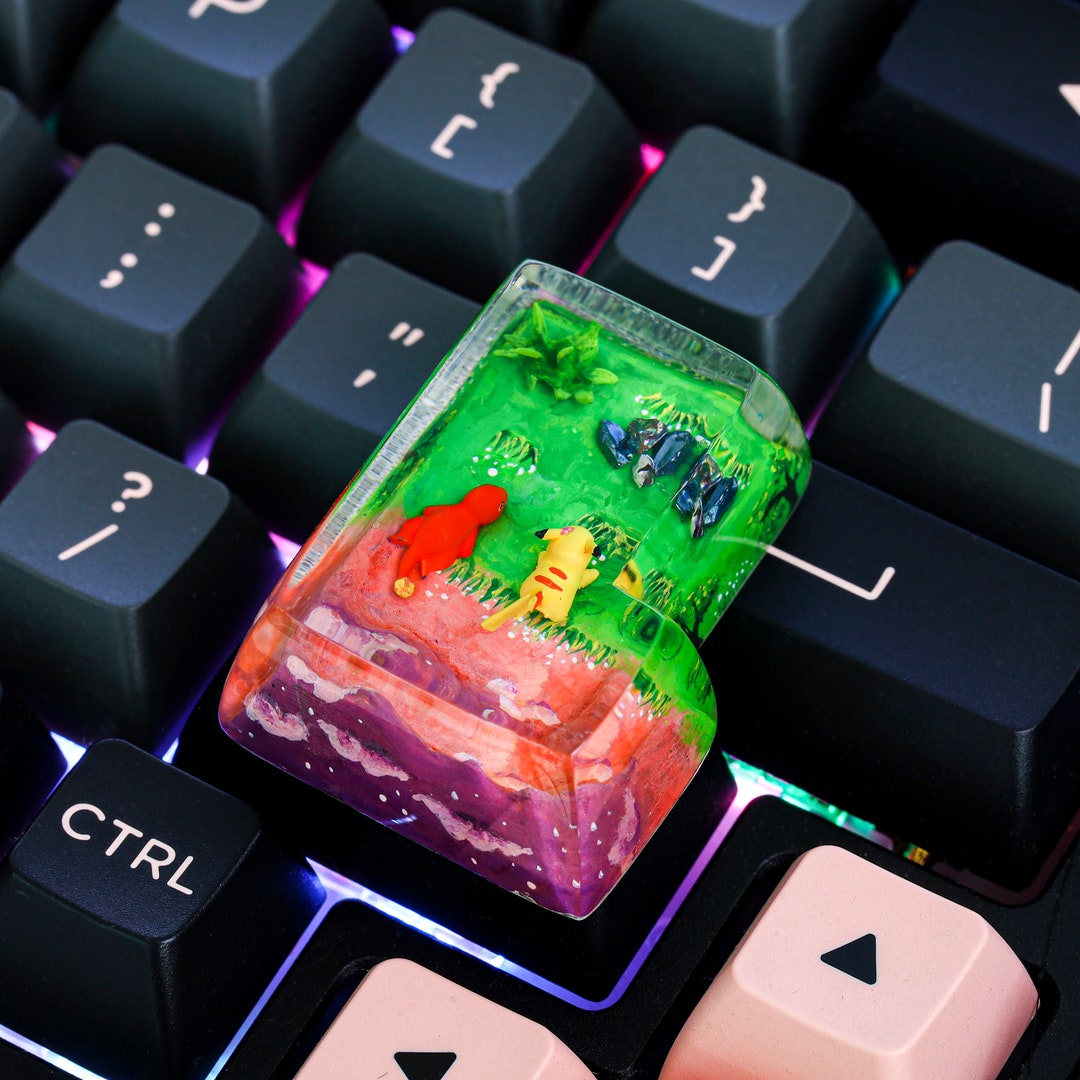 ISO Enter Keycap Custom Pokemon Keycap Handmade Artisan - Etsy Hong Kong
