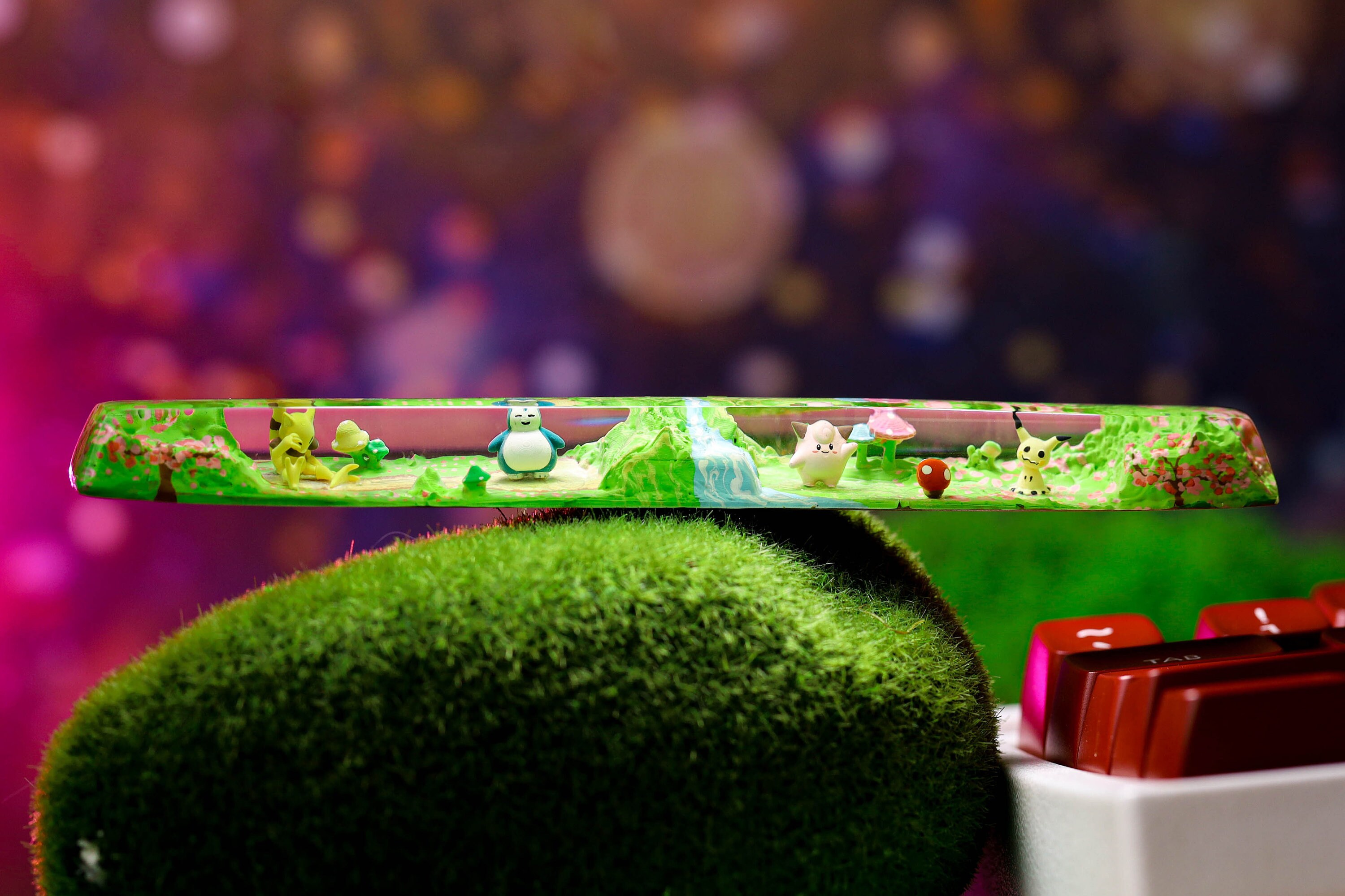 Custom Pokemon Resin Spacebar Keycap Pokemon Artisan Keycap - Etsy ...