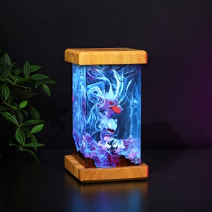 CHA.RIZ.ARD Poke.mon Epoxy Lamp Custom Pok.emo.n Resin Lamp Po.kem.on ...