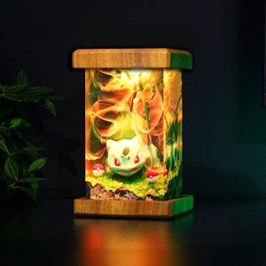 CHA.RIZ.ARD Poke.mon Epoxy Lamp Custom Pok.emo.n Resin Lamp Po.kem.on ...