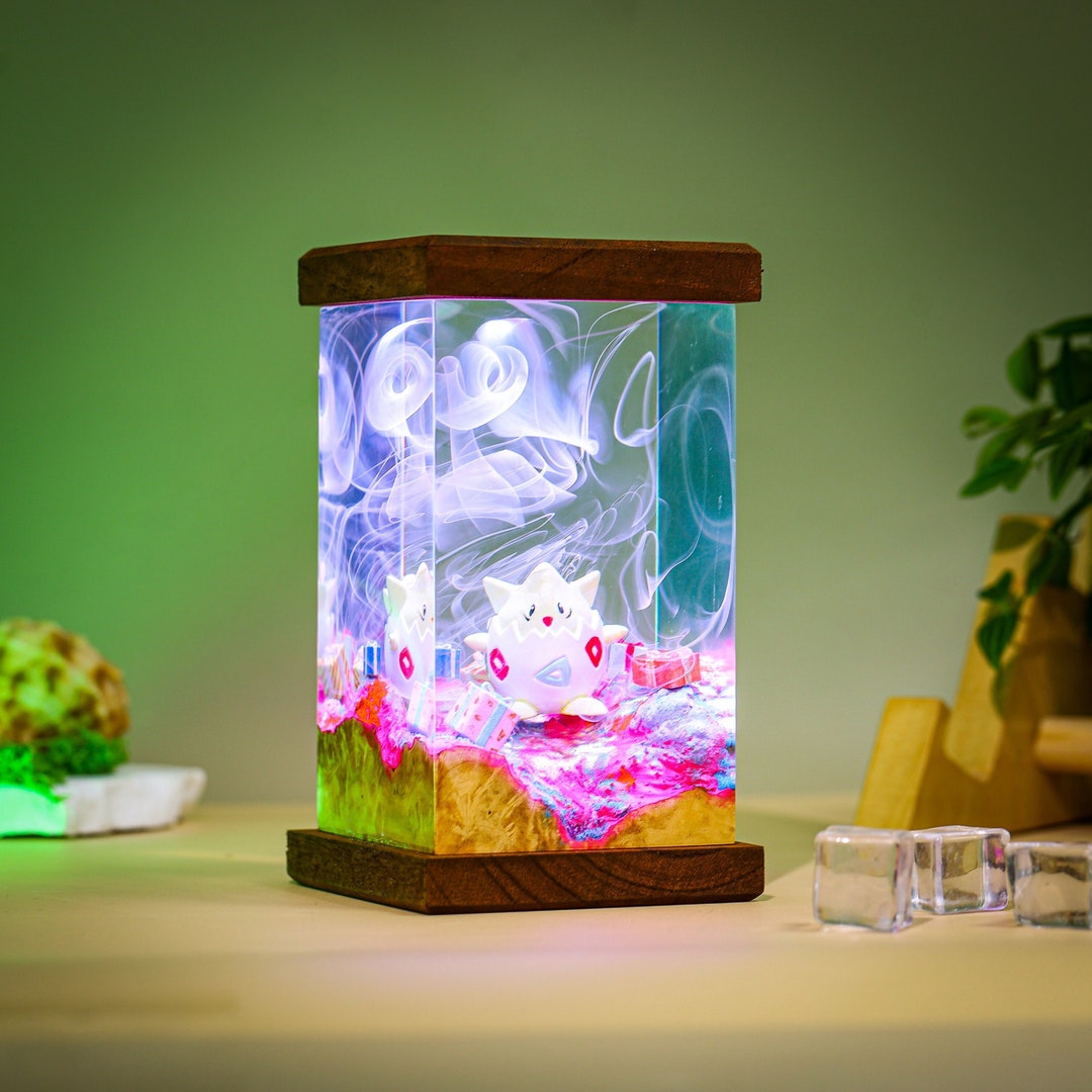 TOGEPI Pokemon Lamp Custom Pokemon Epoxy Lamp Pokemon Box Personalized ...