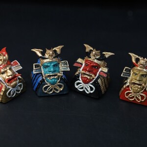 Japanese Samurai Artisan Keycap Oni Keycap Red Samurai - Etsy