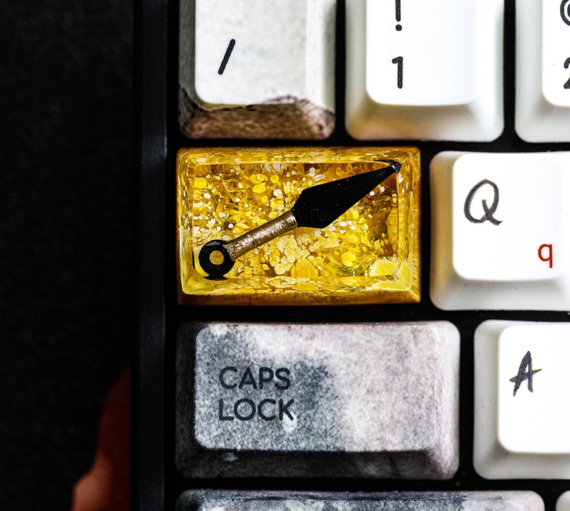 Kunai Minecraft Keycap Kunai Artisan Keycaps Minecraft Resin - Etsy