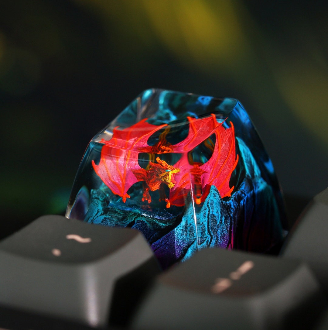 Dragon Keycaps Backlit Keycap Artisan Keycaps Anime Cherry MX Keycaps ...