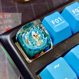 Backlit Charmander Pokemon Keycap, Custom Pokemon Spacebar Cute ...