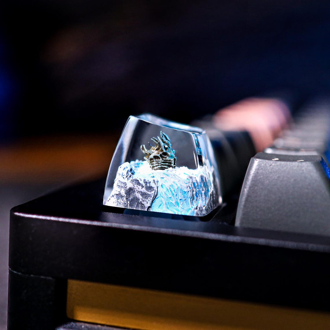 WOW Lich King Helm of Domination Artisan Keycap for Mechanical Gaming ...