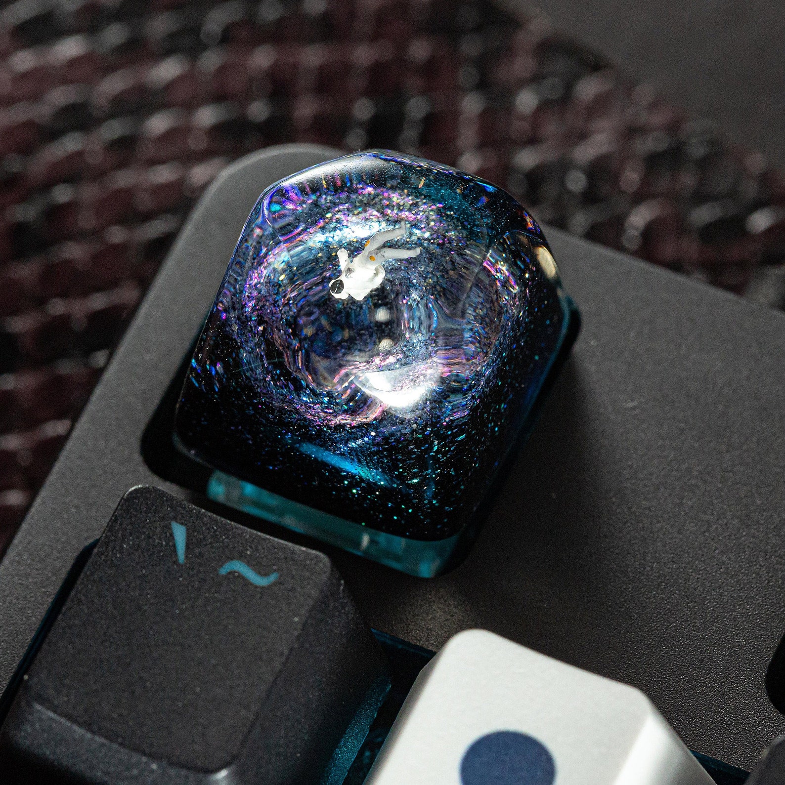 Interstellar Resin Keycap Interstellar Diamond SA Keycap - Etsy UK