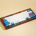 Black Wood and Resin Case for Mechanical Keyboards, Custom Wood Case 60 ...