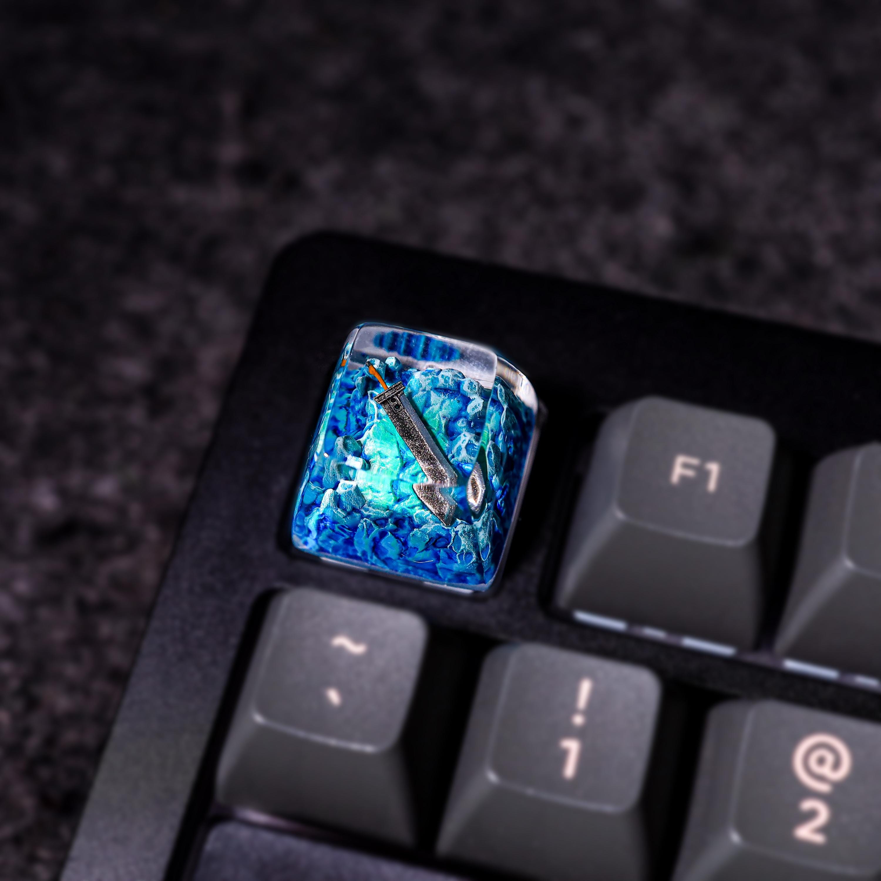 Fi.nal Fa.nta.sy B.uster Swo.rd Artisan Keycap, FF7 Resin Keycap,ffxiv ...