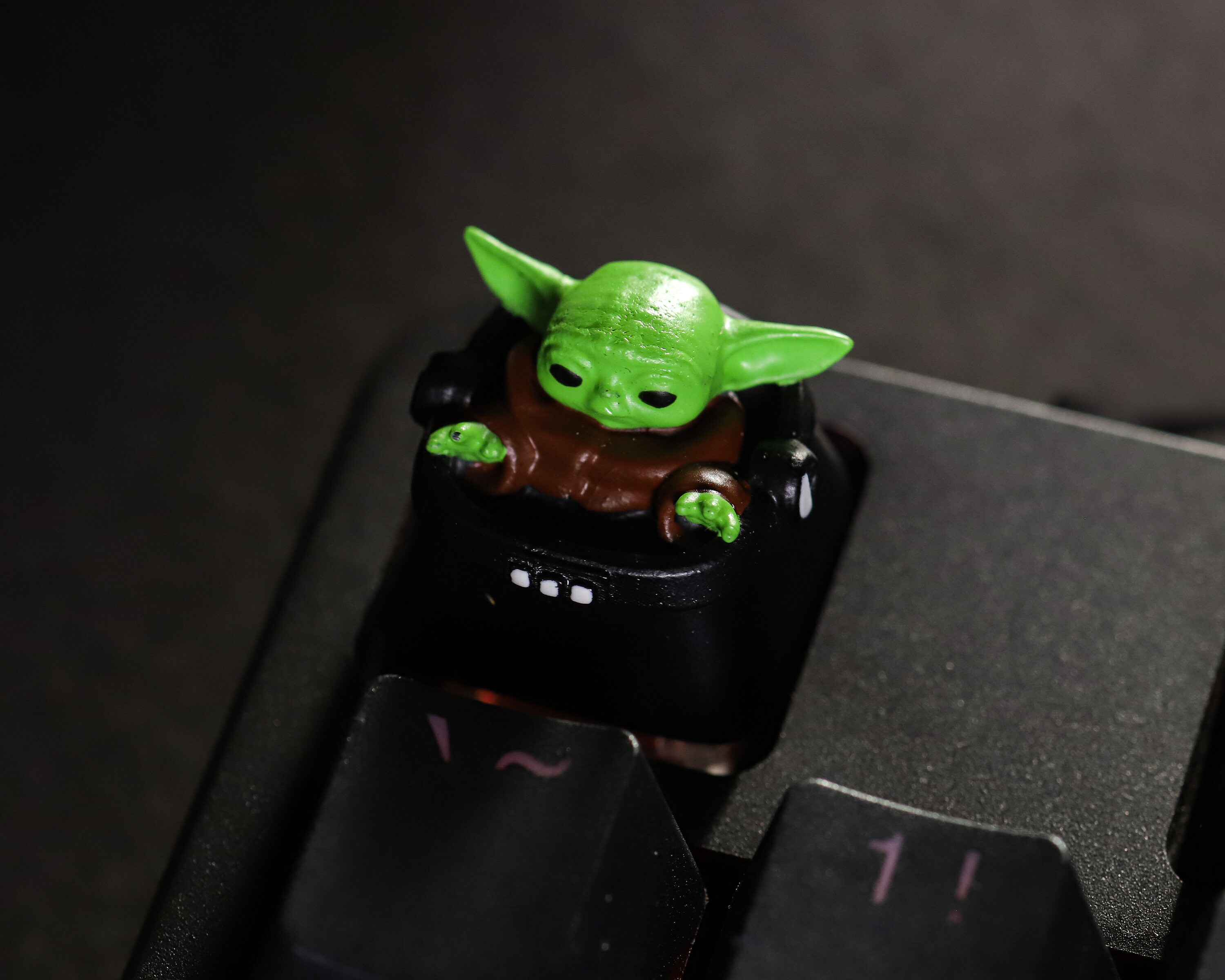 Baby Yoda Keycap Star War ESC R4 Resin Keycap Handmade | Etsy