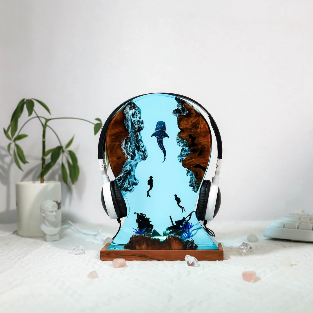 Custom Headphone Stand Office Decor Headset Artwork Holder - Etsy