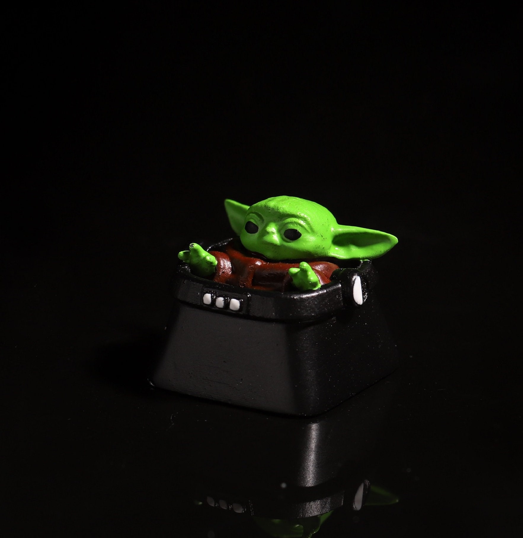 Baby Yoda Keycap Star War ESC R4 Resin Keycap Handmade | Etsy
