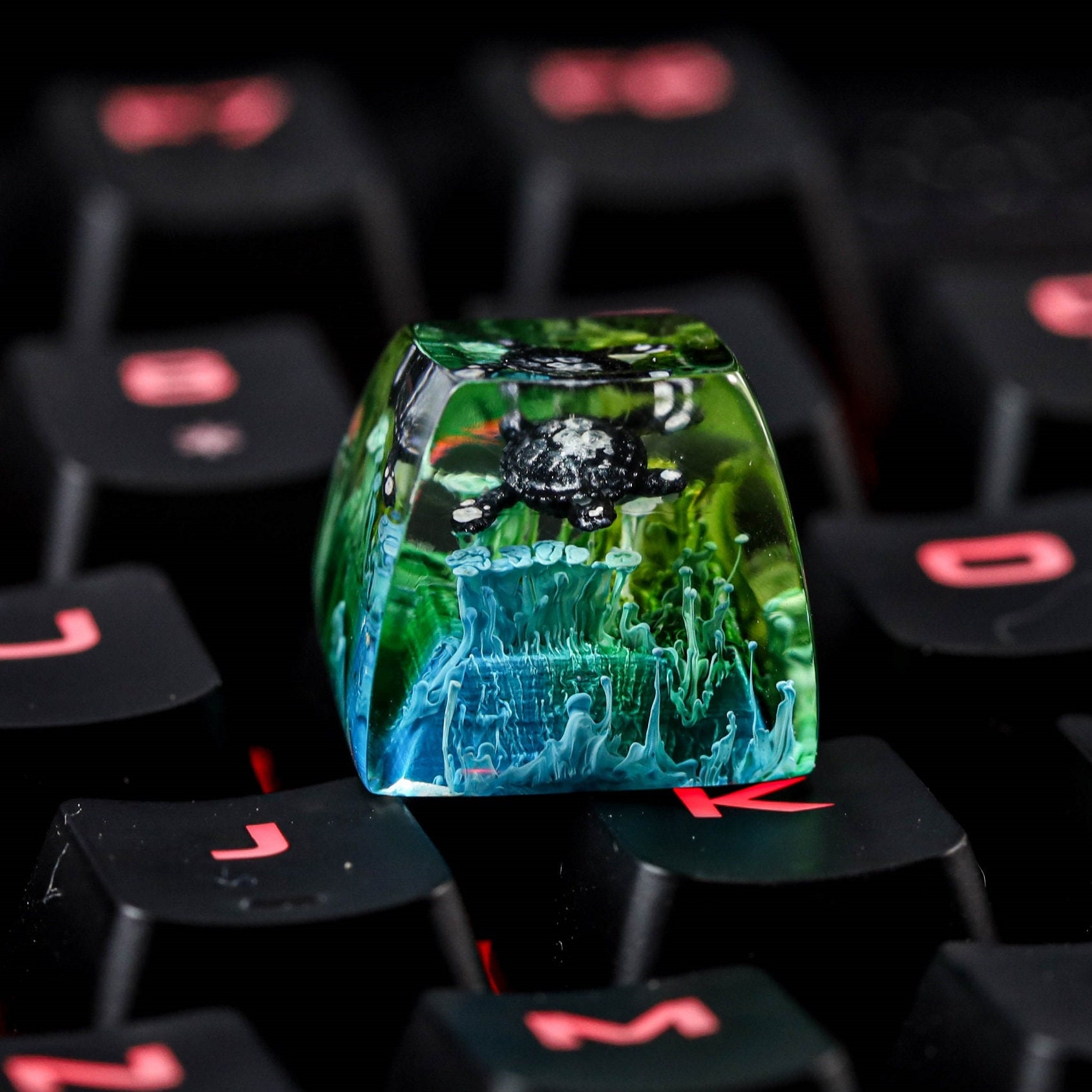 Sea Turtle Keycaps Turtle Resin Artisan Keycap for ESC - Etsy Canada