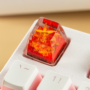 Charizard Pokemon Keycap, Custom Pokemon Resin Keycap, Handmade Artisan ...