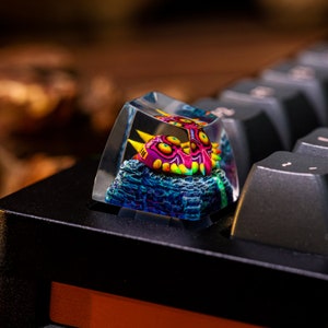 Ma.jo.ra Mask Artisan Keycap, Zel.da Shield Le.gend of Zel.da Resin ...