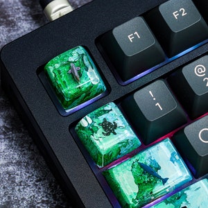 Hammerhead Shark Artisan Keycaps, Cute Artisan Keycap for ESC ...