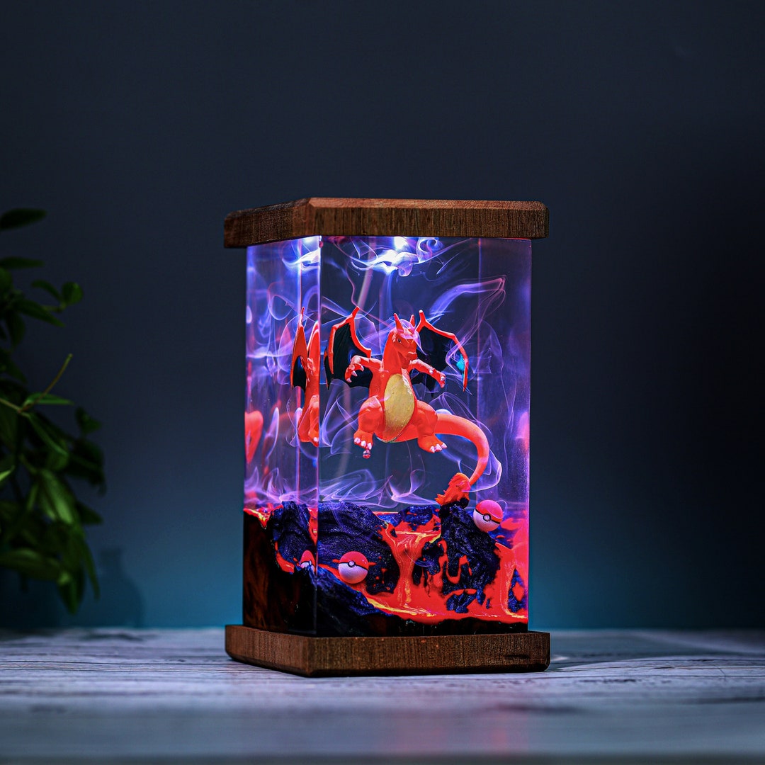 CHARIZARD Pokemon Epoxy Lamp Custom Pokemon Resin Lamp Pokemon - Etsy ...