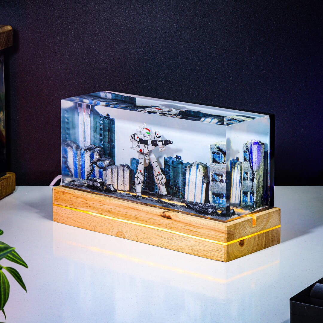 Diorama Robotech Miniature Night Light Lamp Robotech Diorama Modern ...