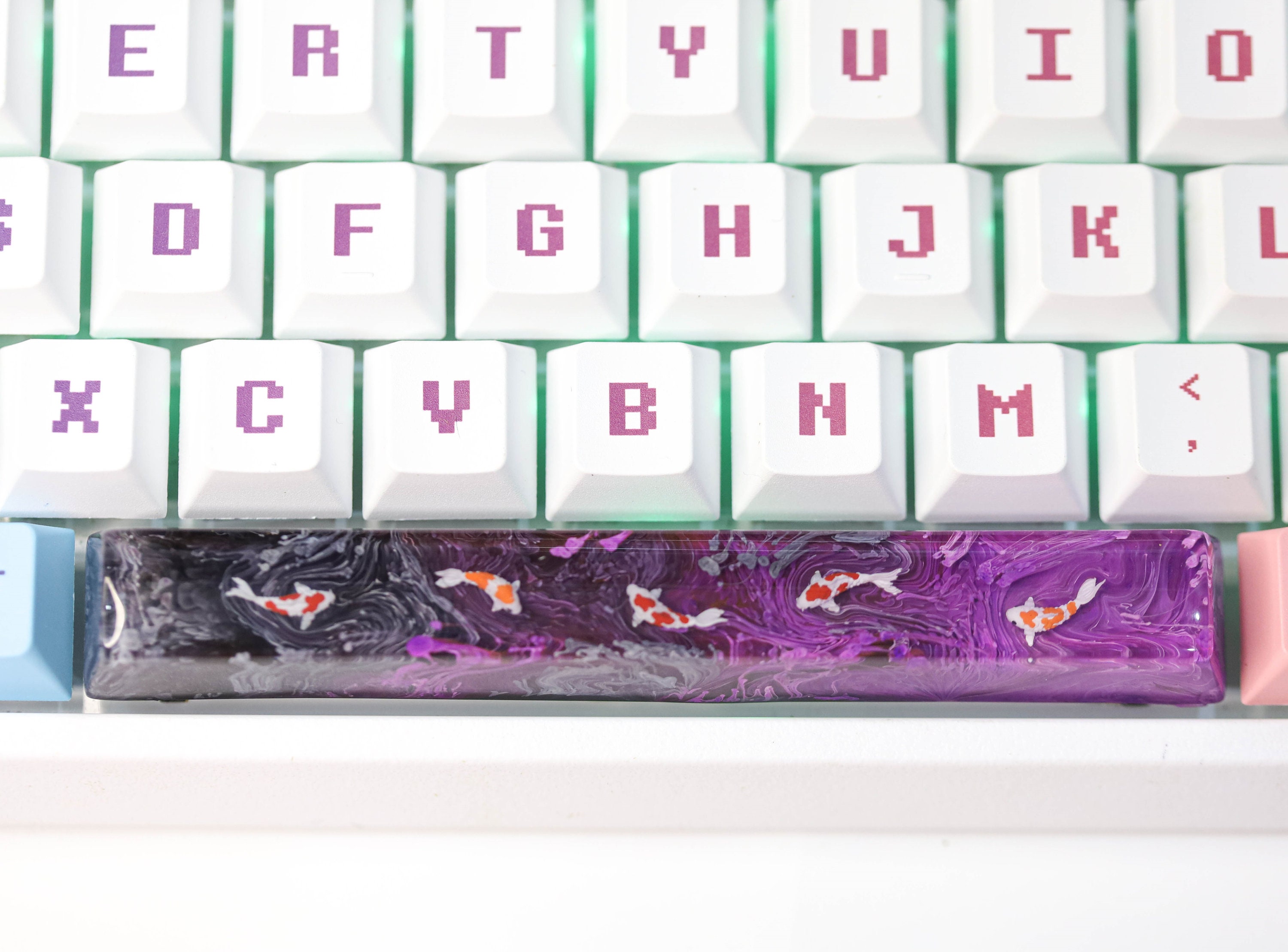 Custom Spacebar Koi Resin Keycap Custom Spacebar Artisan - Etsy Australia