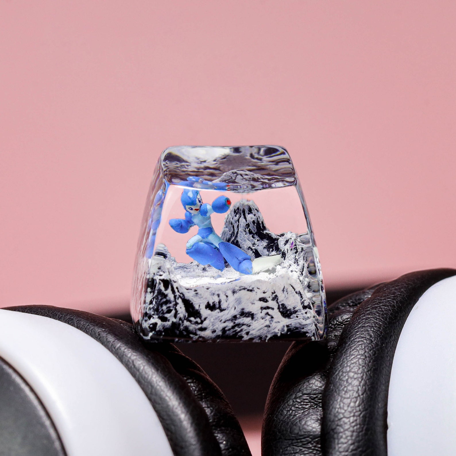 Mega Man Artisan Keycap Mega Man Resin Keycap Custom Anime - Etsy