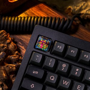 Ma.jo.ra Mask Artisan Keycap, Zel.da Shield Le.gend of Zel.da Resin ...