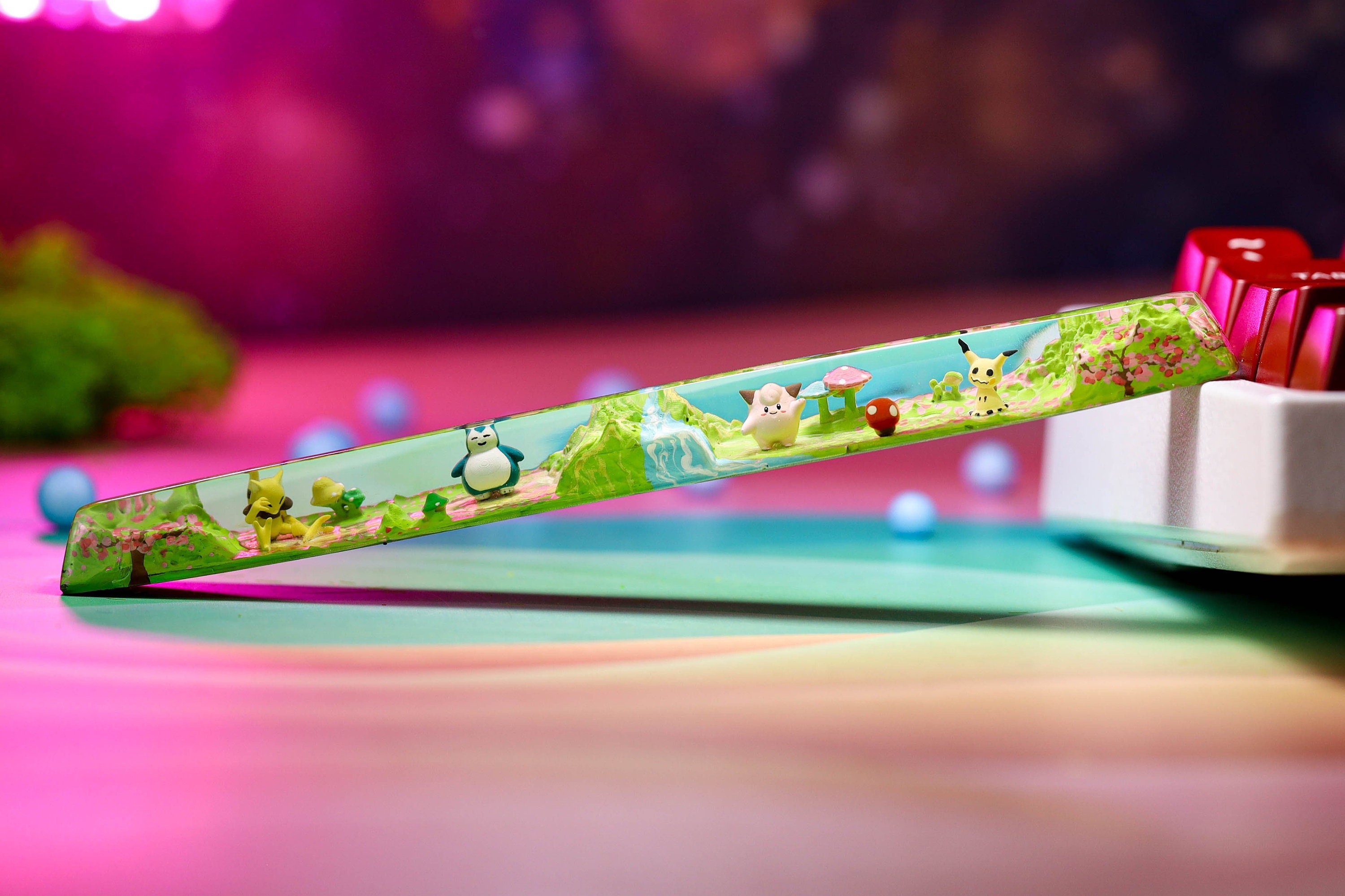 Custom Pokemon Resin Spacebar Keycap Pokemon Artisan Keycap - Etsy ...