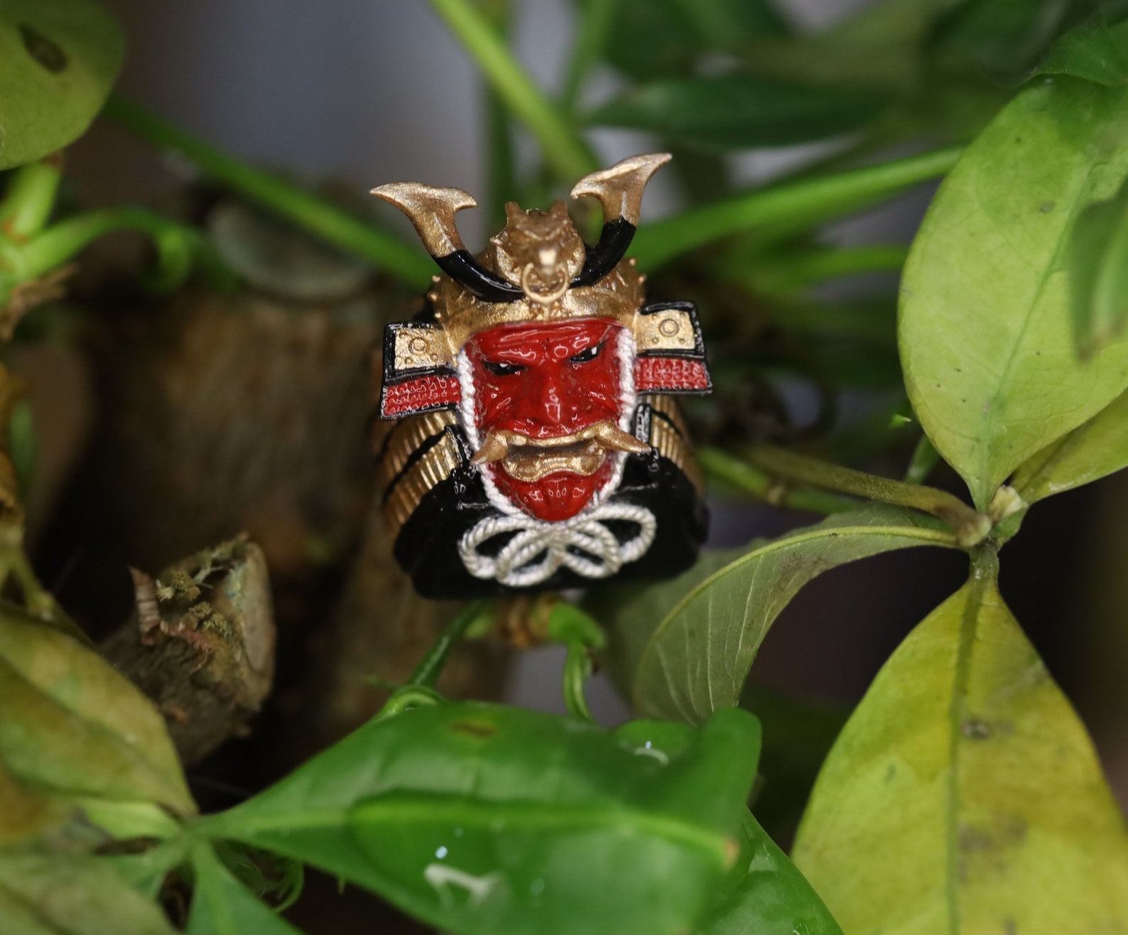Japanese Samurai Artisan Keycap Oni Keycap Red Samurai - Etsy