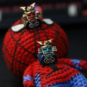 Japanese Samurai Artisan Keycap Oni Keycap Red Samurai - Etsy