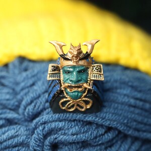 Japanese Samurai Artisan Keycap Oni Keycap Red Samurai - Etsy