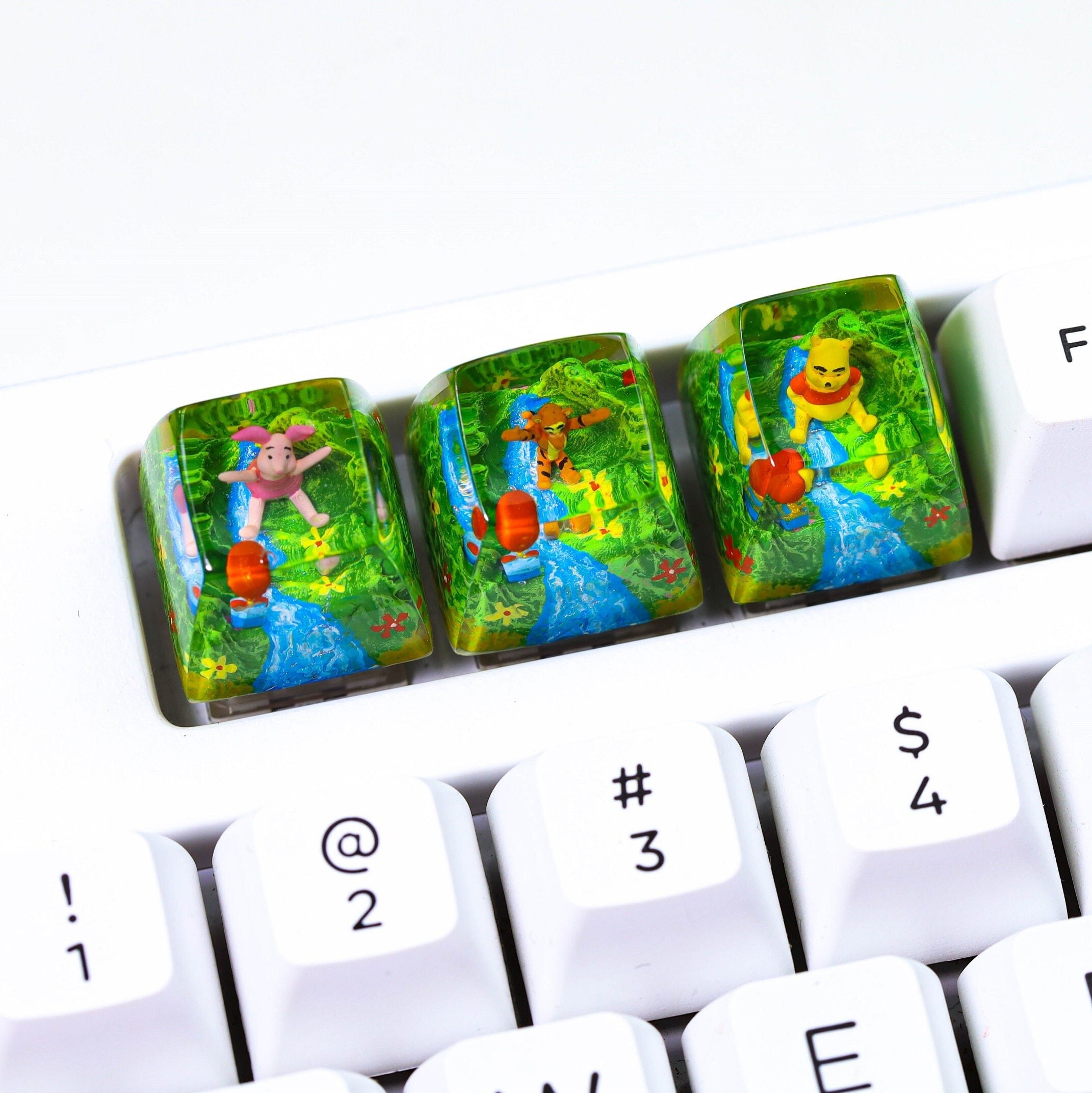 Winnie the Pooh Inspired Keycap Custom Keycap SA Profile - Etsy Australia