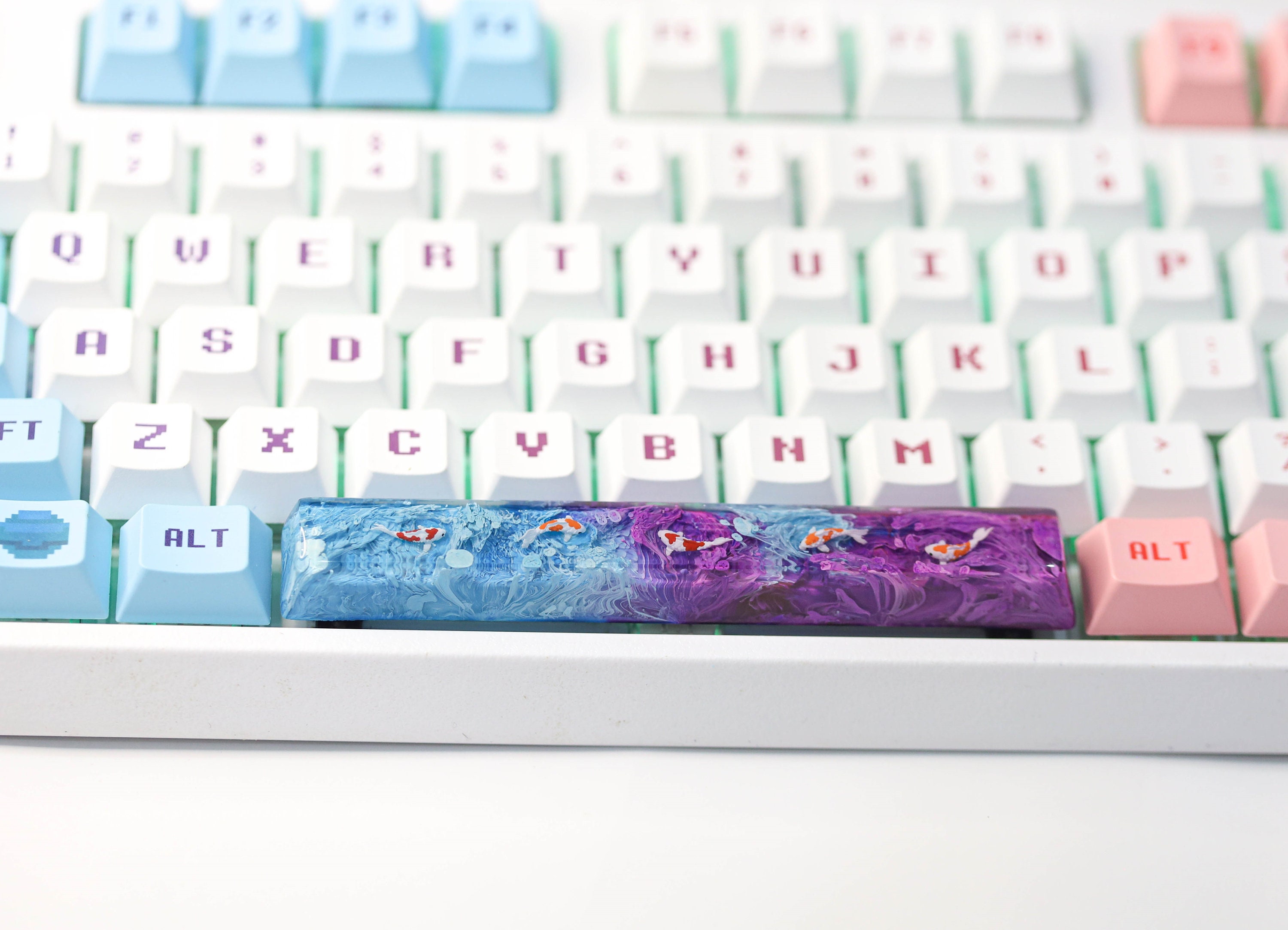 Custom Spacebar Koi Resin Keycap Custom Spacebar Artisan - Etsy Australia