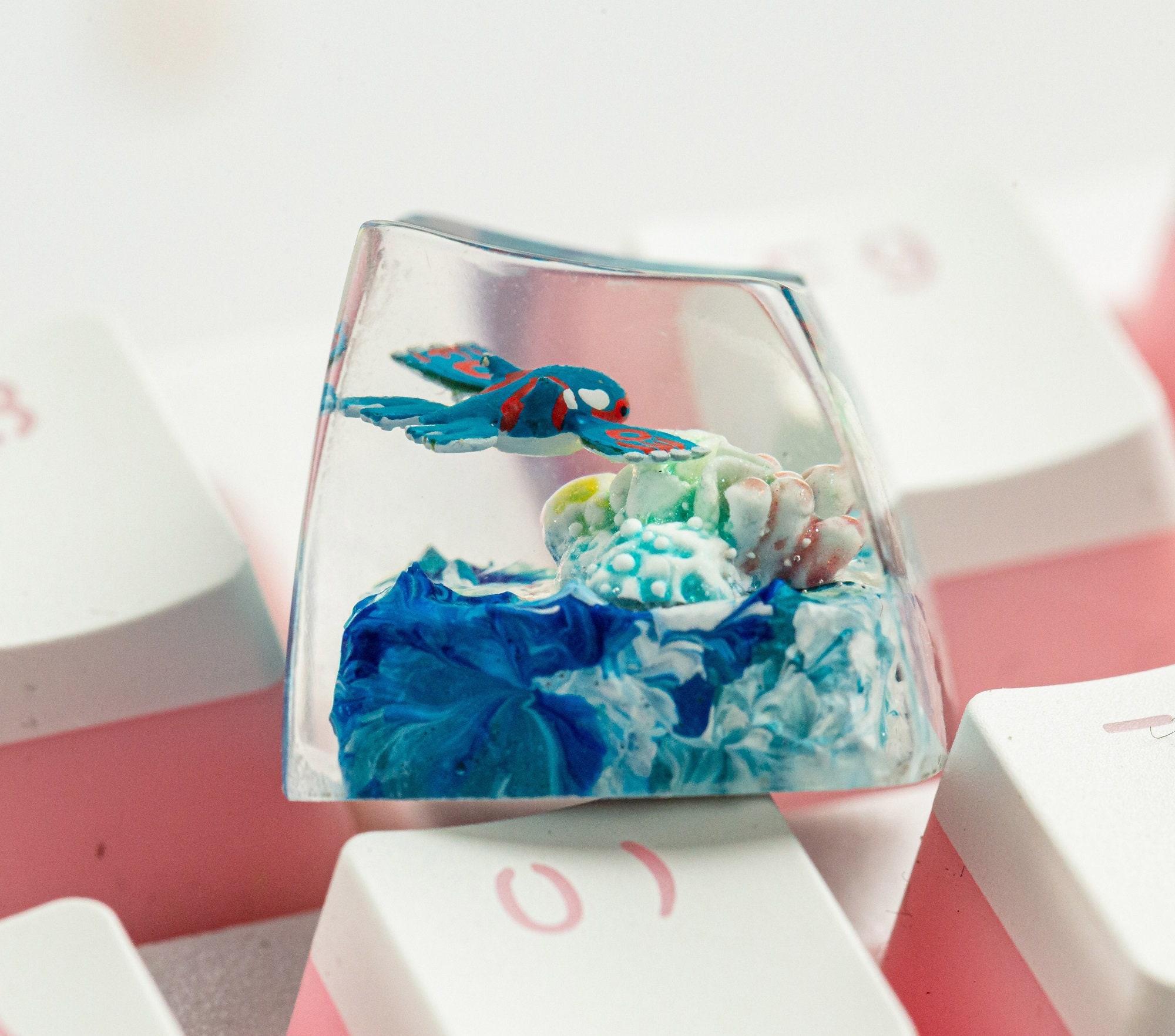 Kyogre Pokemon Keycap Custom Pokemon Resin Keycap Kyogre - Etsy Hong Kong