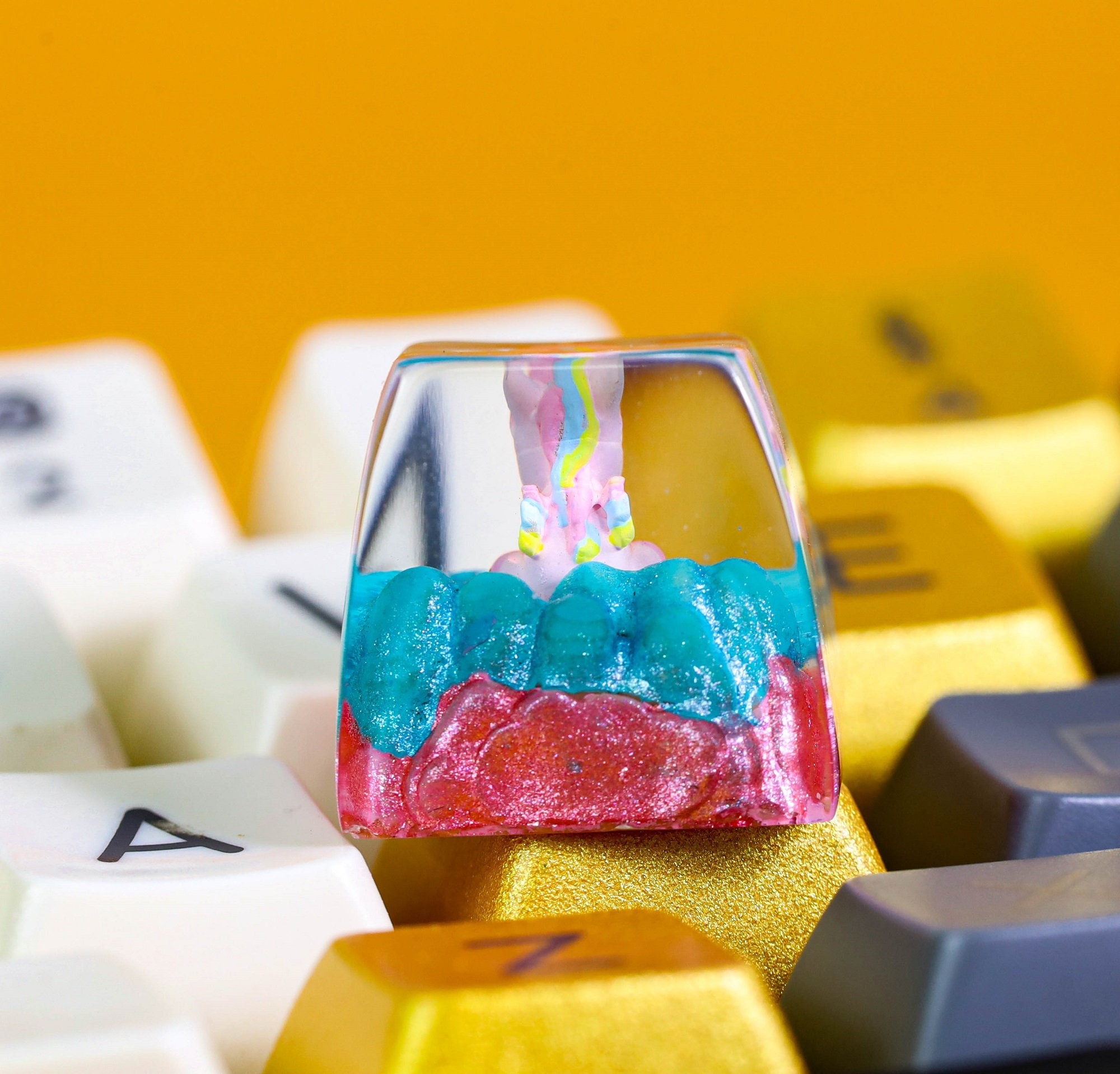 Unicorn Artisan Keycap Unicorn Handmade Keycap for Mechanical | Etsy