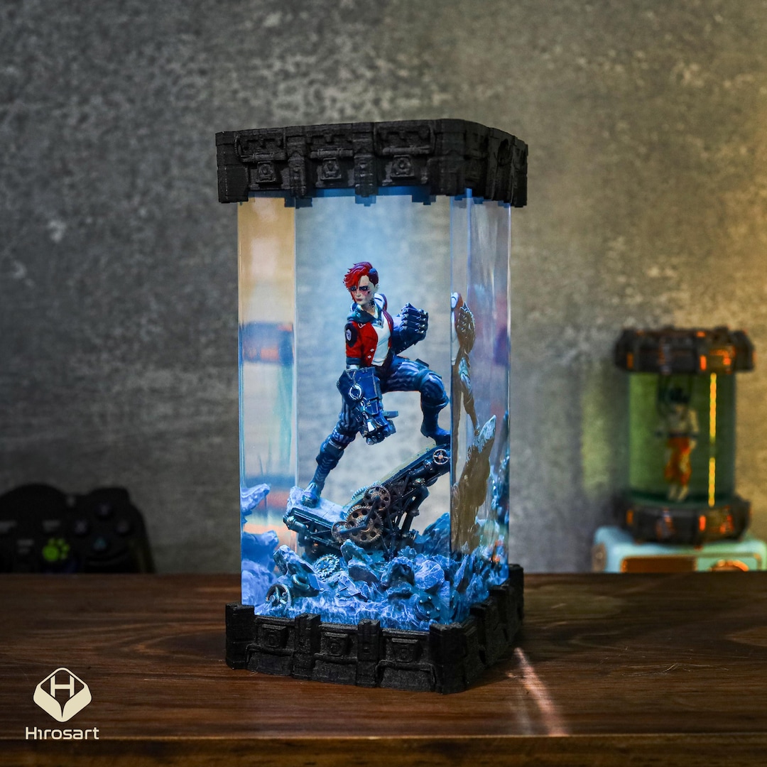 Lea.gue of Leg.ends Figure Resin Lamp, Arca.ne LOL Resin Figures Table ...