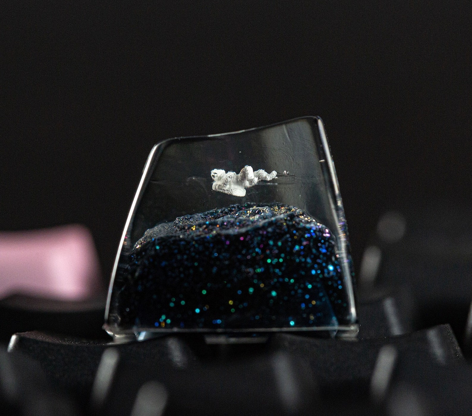 Galaxy Spacebar Keycap Space Bar Keycap Gravity in - Etsy