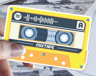 Spotify Cassette Sticker | Etsy